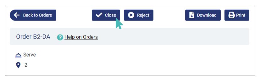 Accept or Reject an Order - GonnaOrder