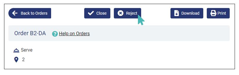 Accept or Reject an Order - GonnaOrder