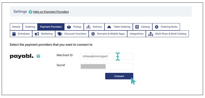 Use payabl. as a Payment Provider