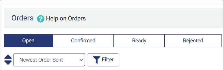 Confirm, Accept or Reject an Order
